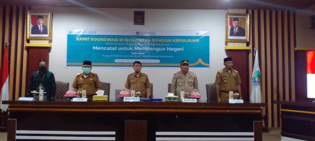 Pj. Bupati Bangkep Buka Rakor Pendataan Awal Registrasi Sosial Ekonomi ...