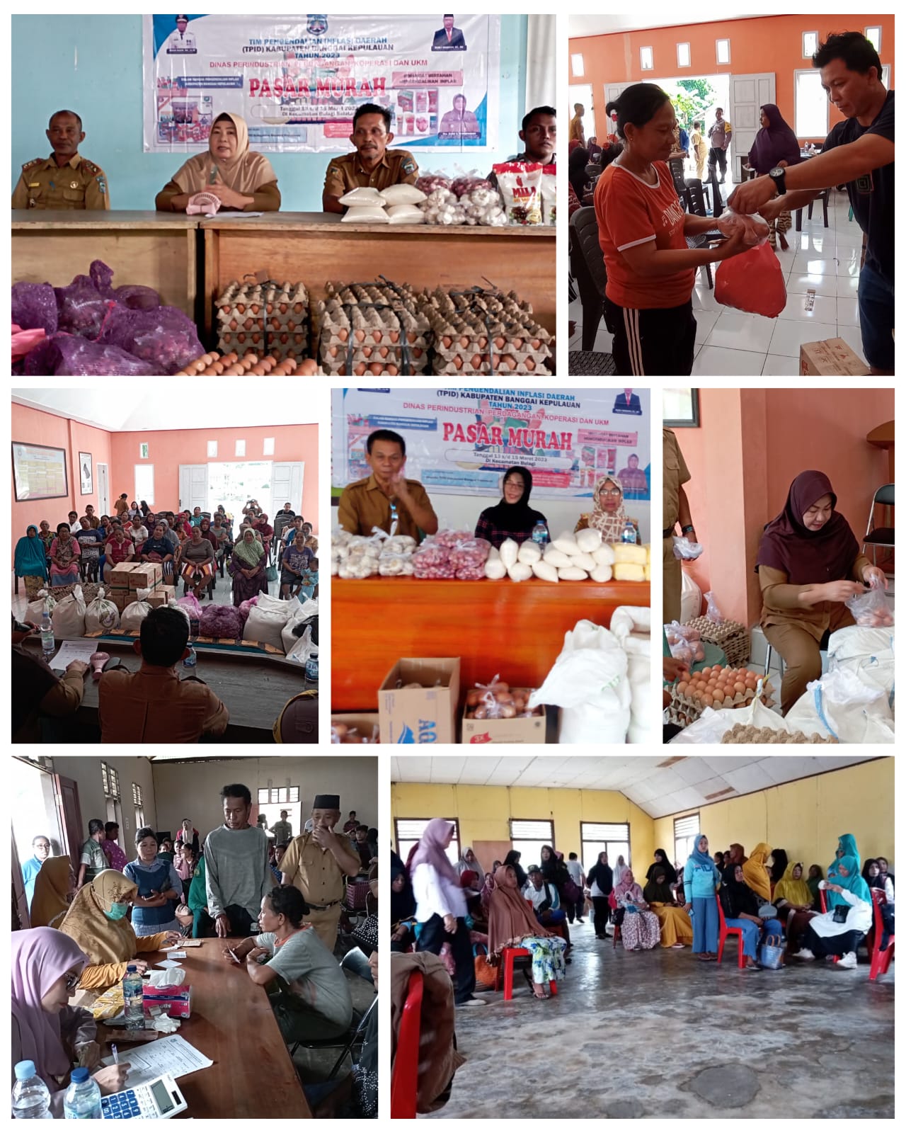 Disperindagkop UKM Bangkep Gelar Pasar Murah di Kec. Bulagi dan Bulagi ...